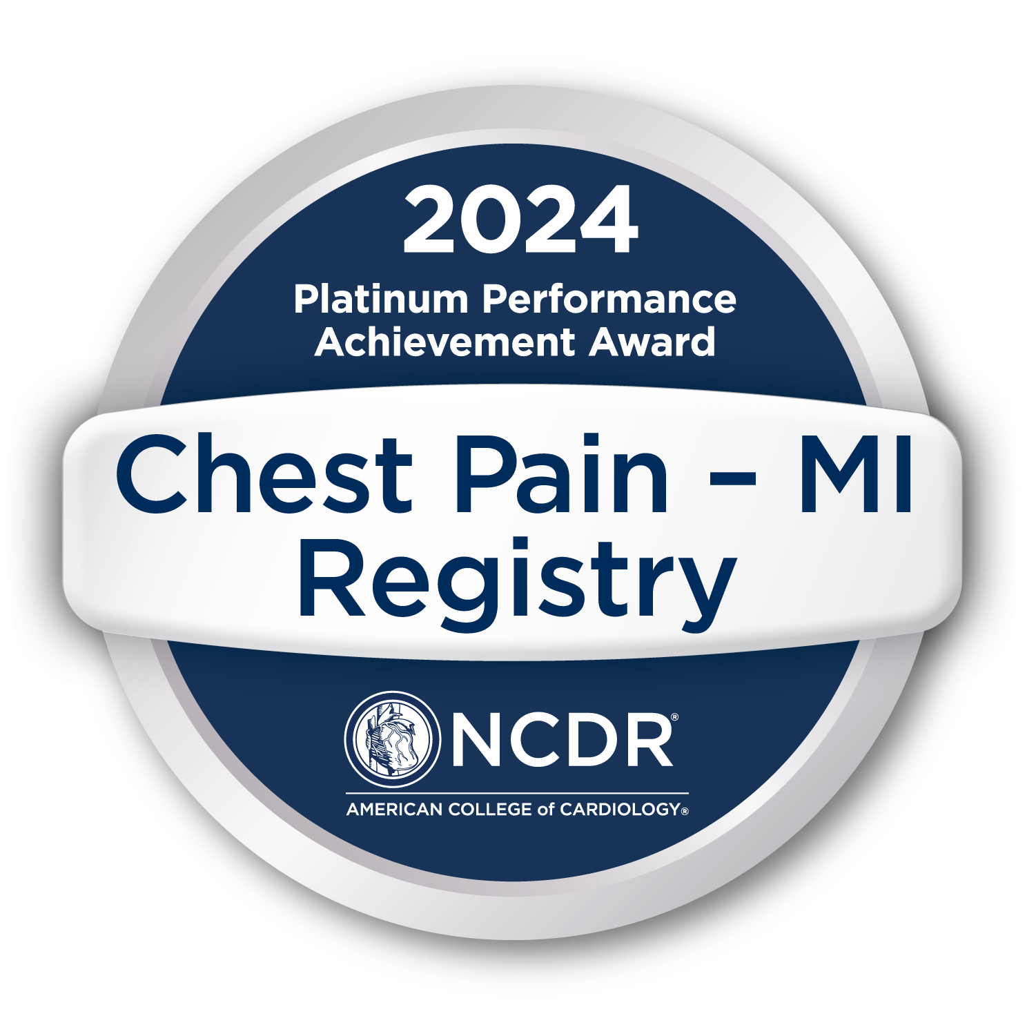 Shannon receives Chest Pain-MI Registry award.